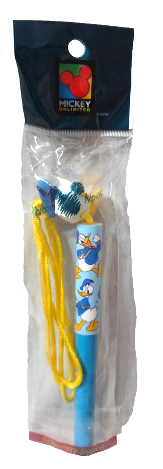 NEW IN PACKAGE VINTAGE CHARACTER MICKEY MOUSE DONALD DUCK PEN NEEDS ...