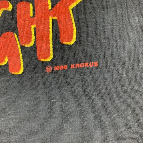 Vintage Krokus 1986 Shirt Large Burning Up The Night … - Gem