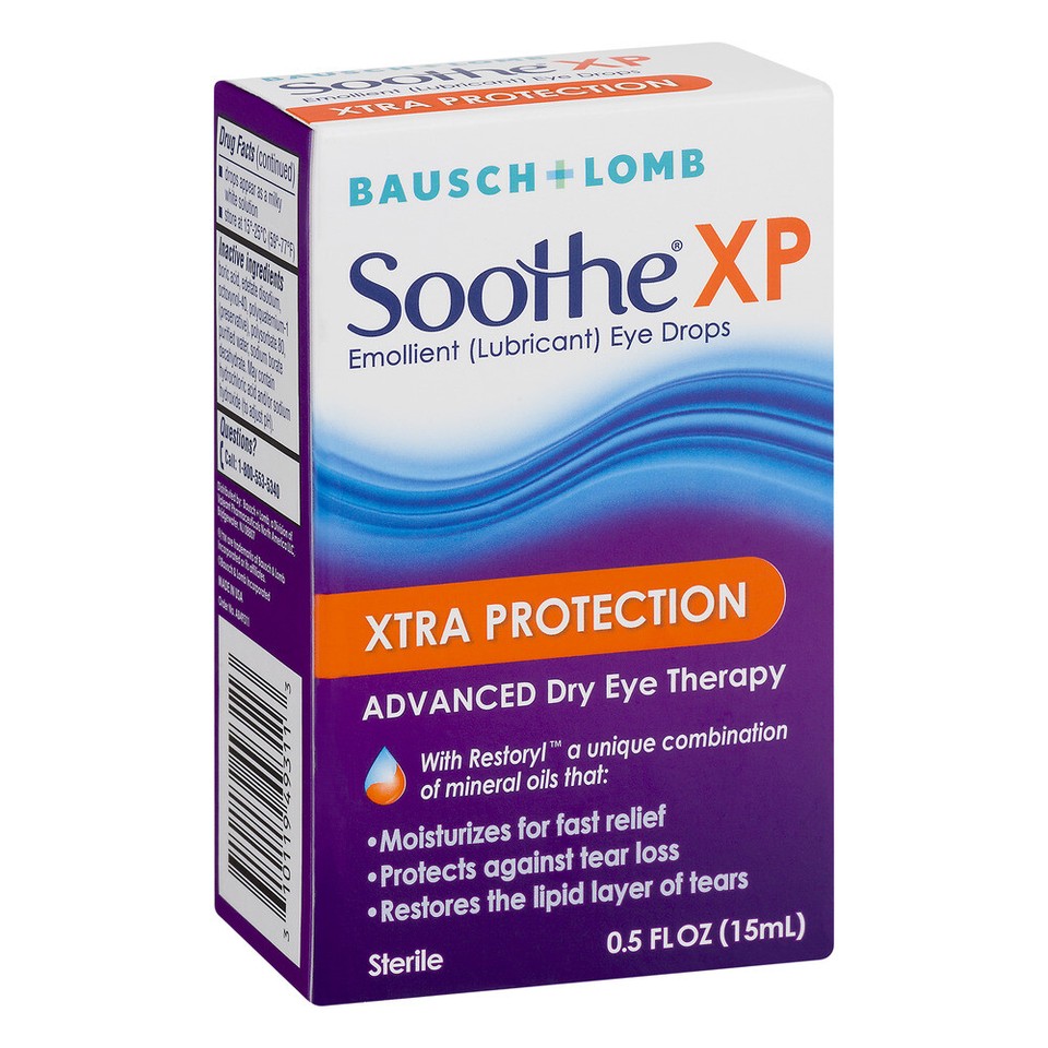 Soothe XP Emollient Eye Drops (Lubricating) - Dry Eyes Vision & Eye ...