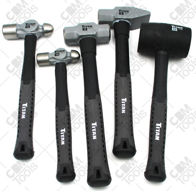 TITAN 63125 - 5 Piece General Hammer Set | eBay
