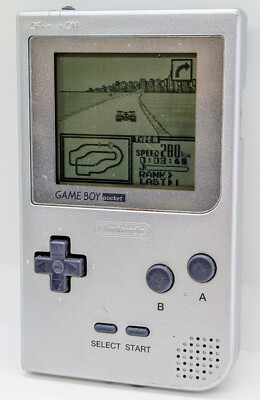 Nintendo Game Boy Pocket Silver Handheld System Console Gameboy NO ...
