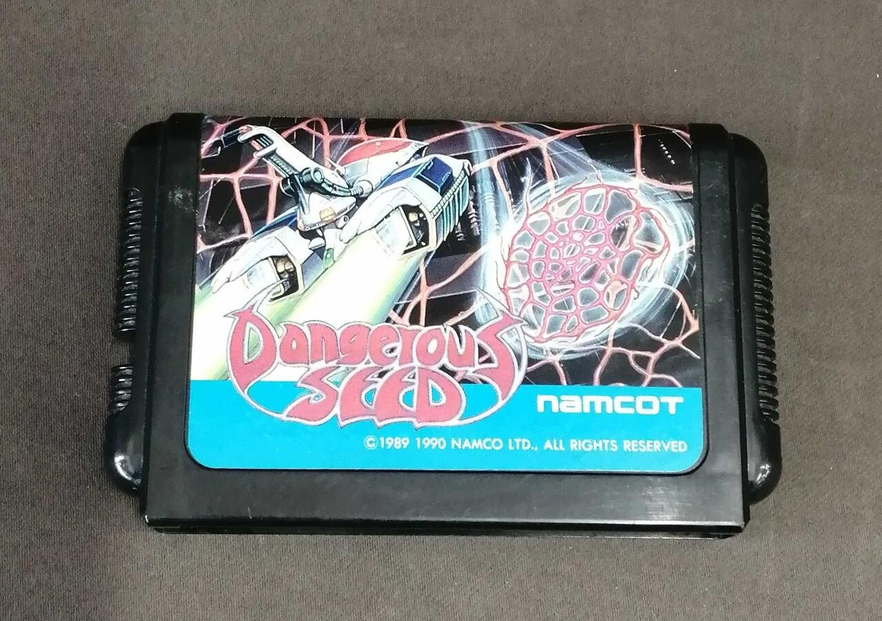 DANGEROUS SEED Mega Drive Software Sega MD Namco Rom Cassette 1999 Only ...