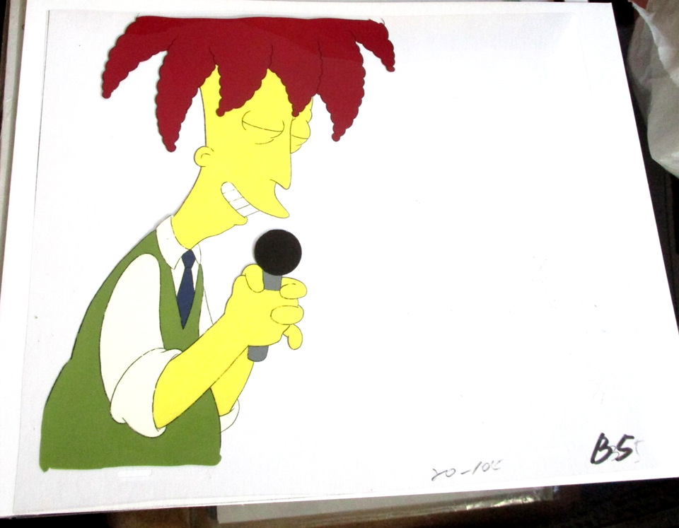 1992 SIMPSONS SIDESHOW BOB FOX ORIGINAL PRODUCTION CEL Walt Disney Bart ...