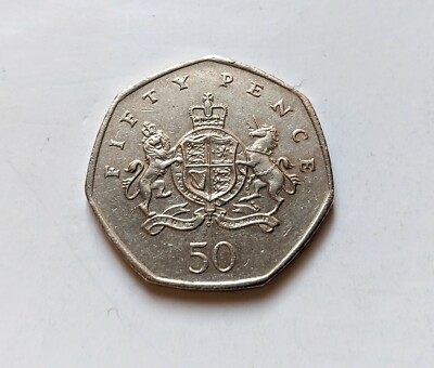 50p Coin Christopher Ironside Coat of Arms 2013 Fifty Pence Rare ...