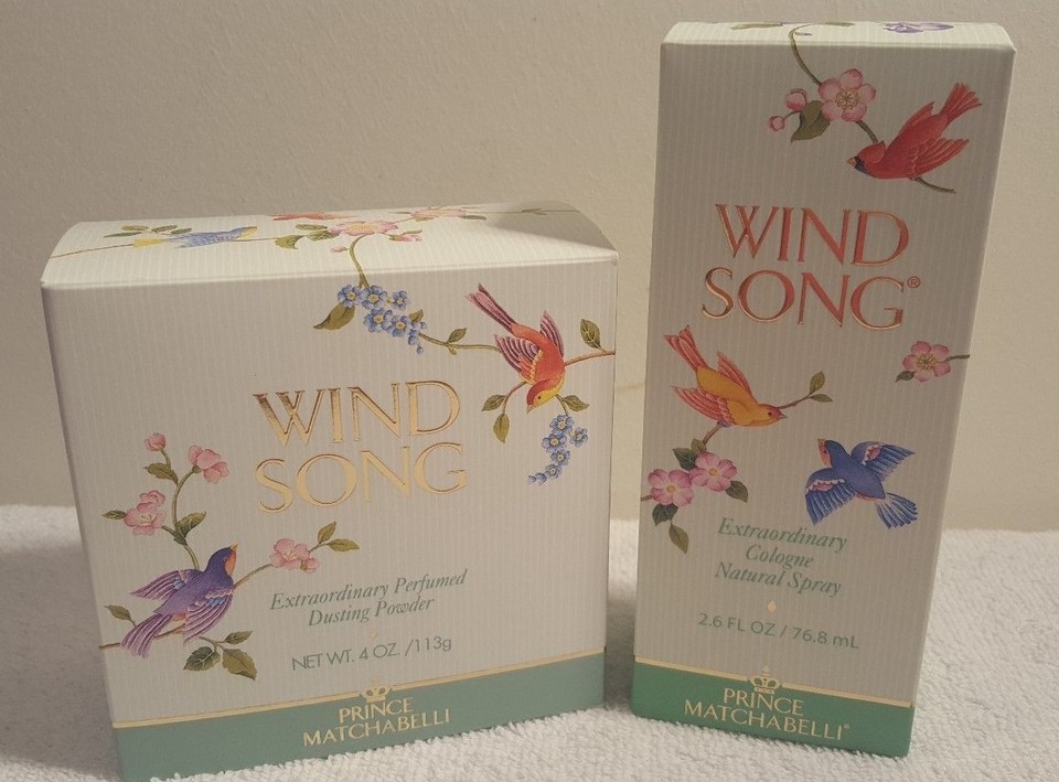NEW Wind Song Dusting Powder 4 OZ. & Cologne Natural Spray 2.6 FL OZ | eBay