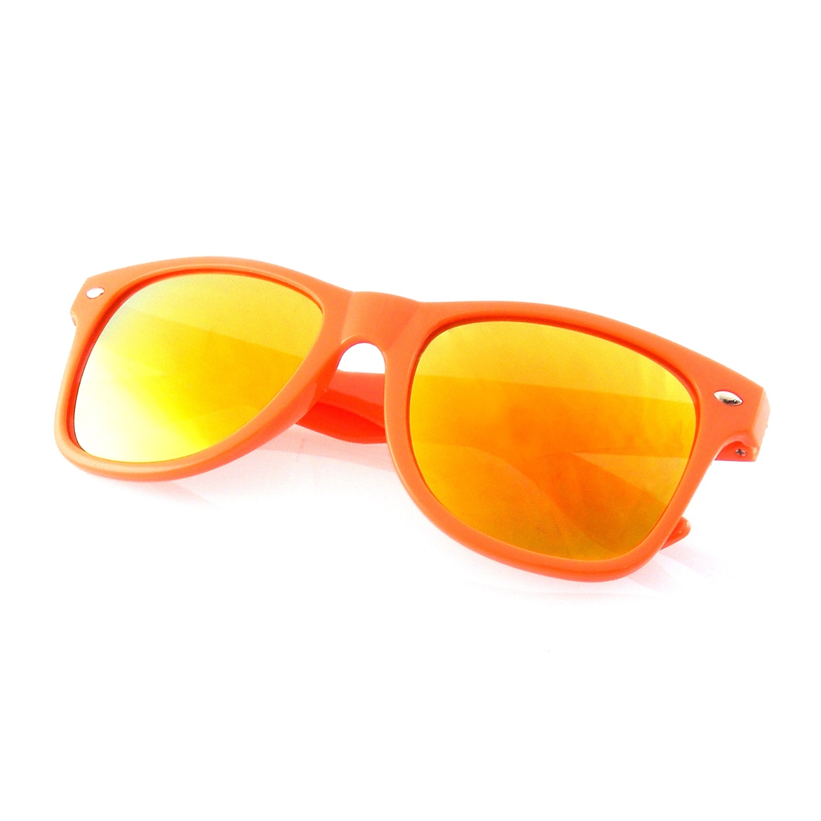 Neon Mirror Lens Sunglasses Reflective Color Mirror Reflective Lens ...