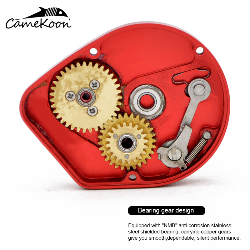 CAMEKOON Underhead Saltwater Lever Drag Jigging Reel Multiplier ...