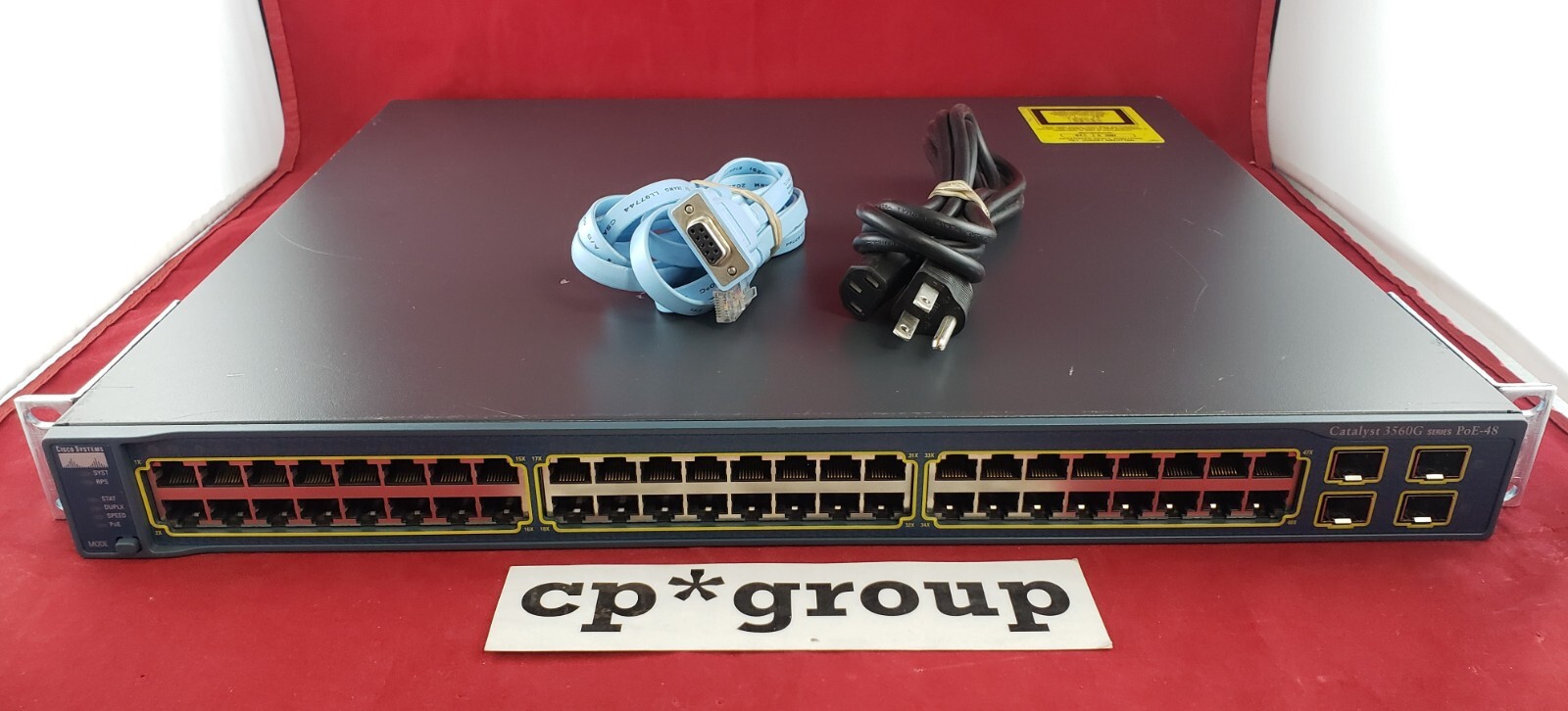 Cisco WS-C3560G-48PS-E Catalyst 3560 48 10/100/1000T PoE 4 SFP Enhanced ...