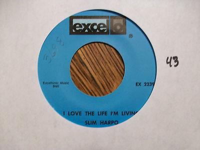 SLIM HARPO Buzzin/I Love The Life I'm Living EXCELLO 2239 - NM Vinyl | eBay