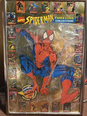 *Rare* Marvel Comics Spider-Man 1995 Timeline Collection framed poster ...