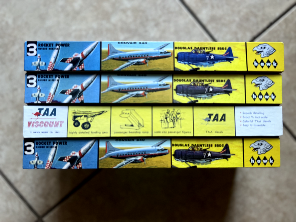 Hawk style fantasy box Vickers Viscount in TAA (no kit) Boxart Treasure ...