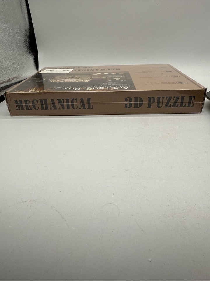 3D Wooden Mechanical Puzzle Antique Box LG906 New & Sealed 14+ Adult ...