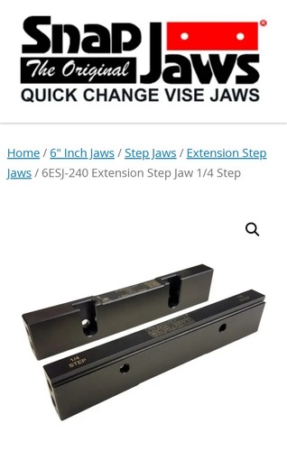 Snap Jaws 6ESJ-240 Extension Step Jaw 1/4 Step Milling Vise USA MADE | eBay