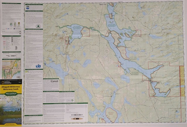 National Geographic Trails Illustrated Map Ser.: Allagash Wilderness ...