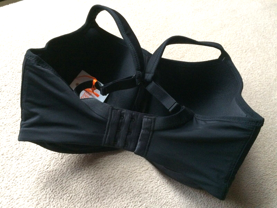 Panache Sport 32J (GG) Black Underwired Sports Bra Style 5021 NWT | eBay