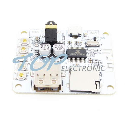 Micro USB DC 5V Audio Receiver Board Amplifier BT TF Card Decode Player ...