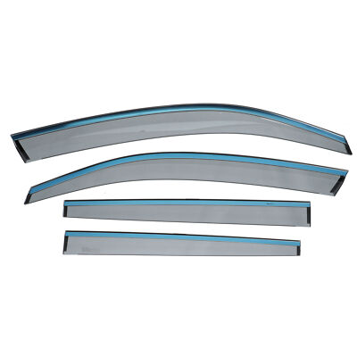 OEM 2019-2024 Subaru Forester Window Deflectors Rain Guards Chrome ...