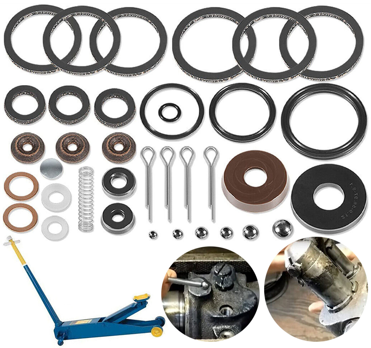 93657 4 Ton Seals Replacement Kit for Lincoln Walker Floor Jack ...