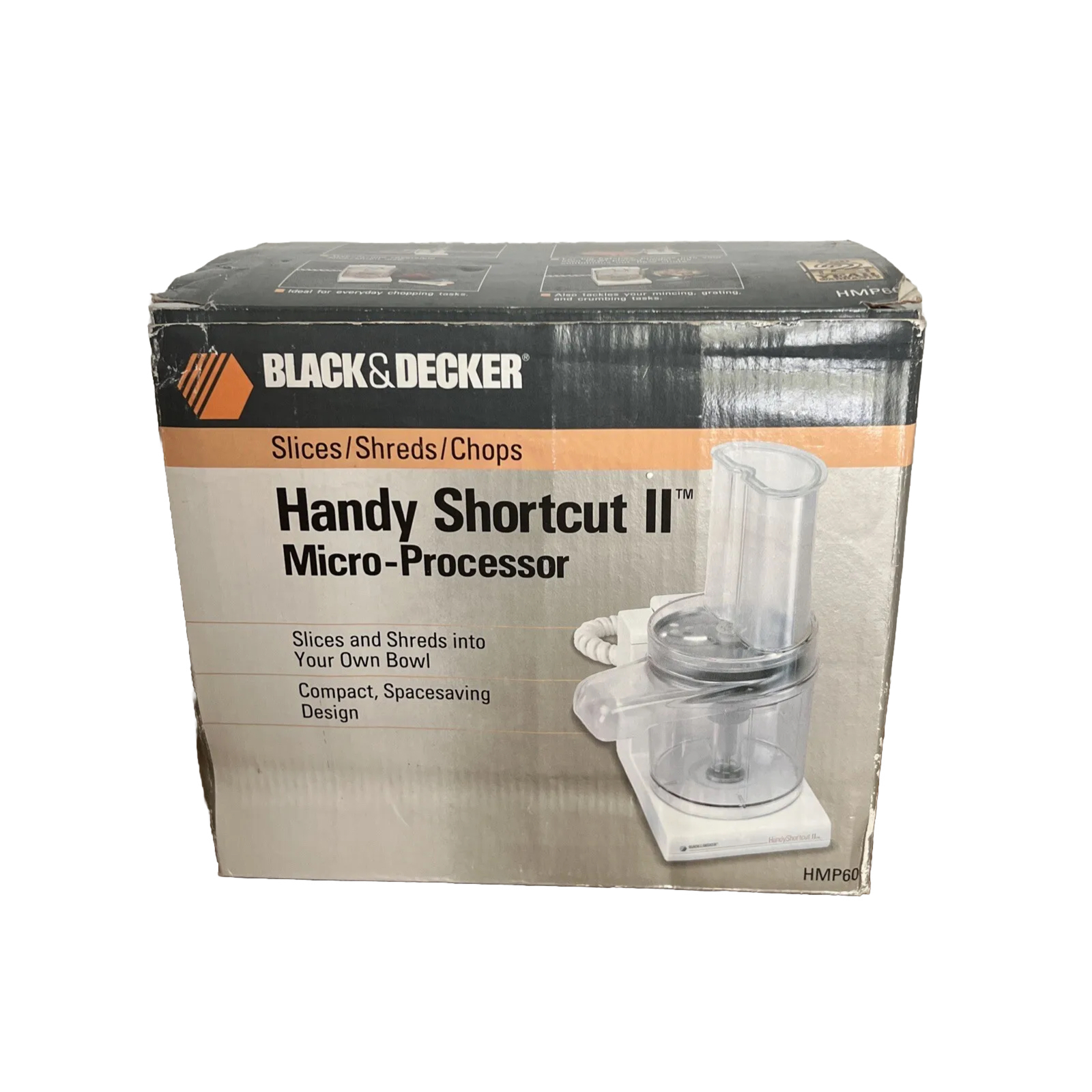 Black & Decker Handy Shortcut II 2 Micro Processor HMP60 Slices Shreds ...
