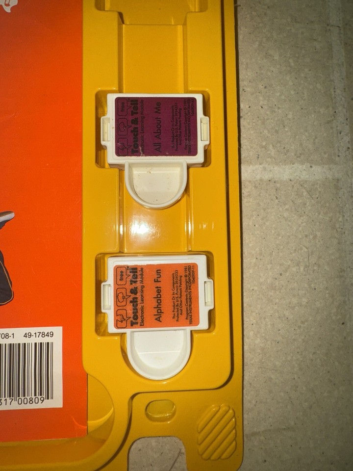 Texas Instruments Touch & Tell Home Library 2 Cartridges & 5 Overlays ...
