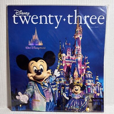 Disney Twenty Three D23 Magazine Fall 2021 Walt Disney World 50th ...