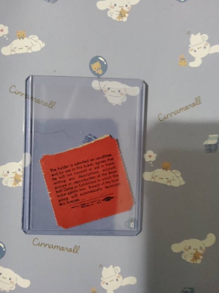 1961 Pittsburgh Pirates Spring Training baseball game ticket stub Rare ...