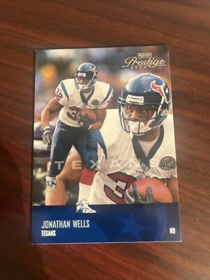 2003 Playoff Prestige Jonathan Wells #57 Houston Texans Ohio State ...