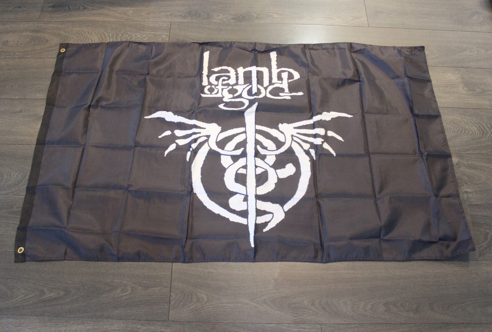 Lamb of God Banner Flag 3 x 5' Logo Rock Band Music CD | eBay