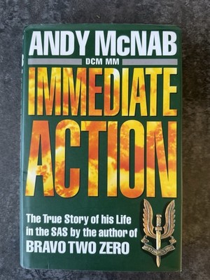Andy McNab Immediate Action Hardback Signed | eBay UK