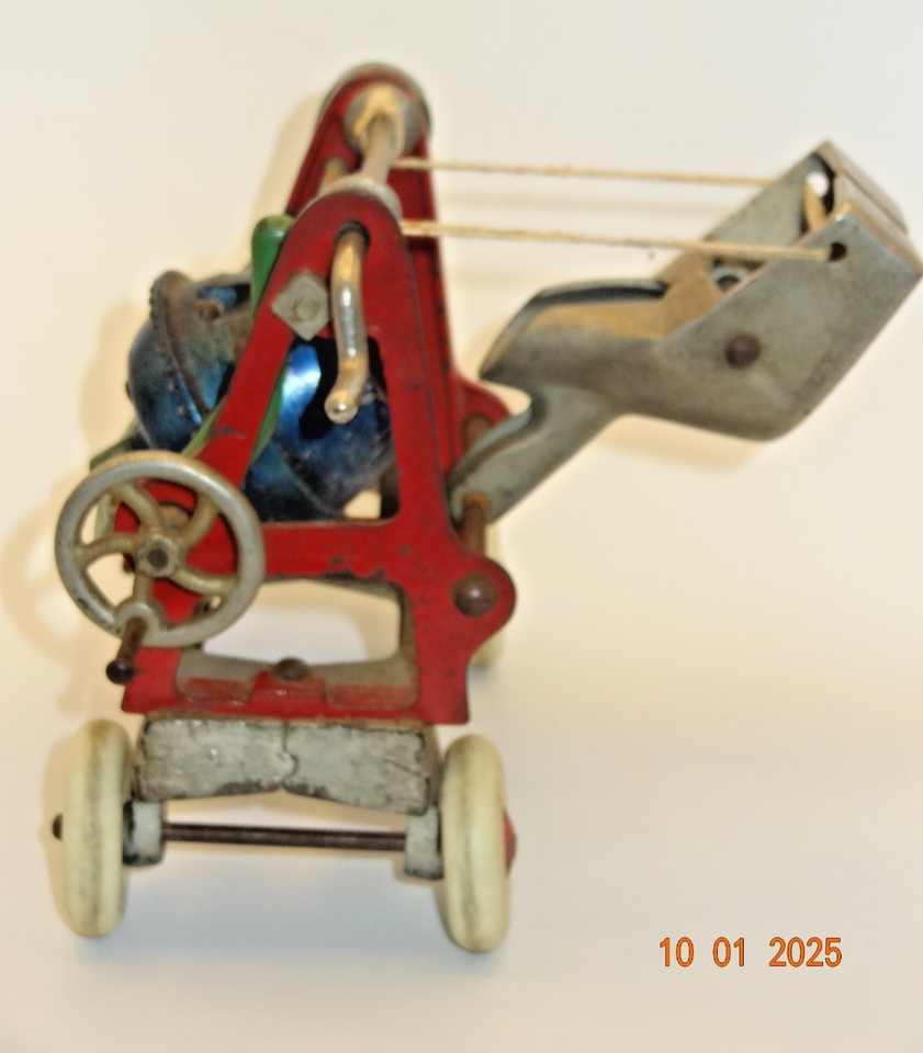 Antique Kenton Jaeger Cement Mixer Cast Iron Toy All Original | eBay