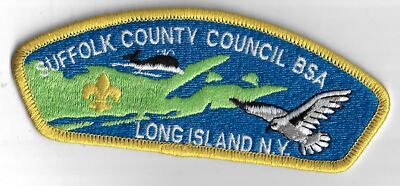 Suffolk County Council CSP BSA Long Island N.Y. YEL Bdr. [MX-6235] | eBay