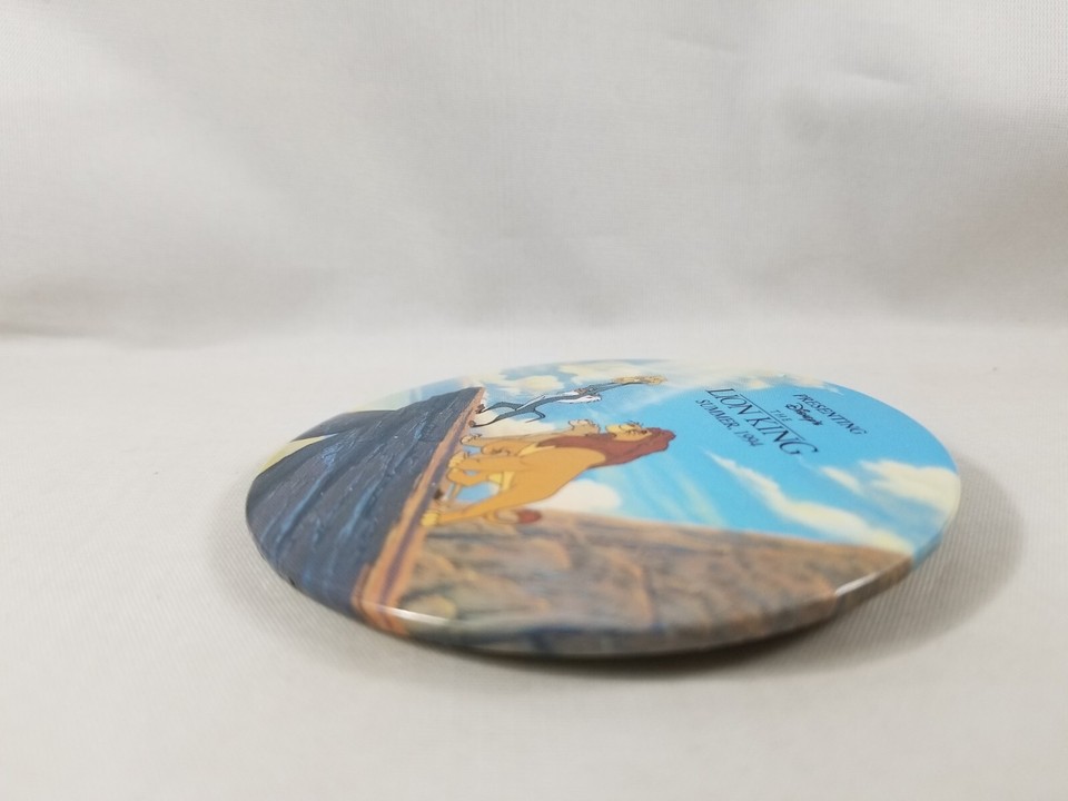 Disney Lion King Button Pin Summer 1994 Mufasa Nala Simba Rafiki Pride ...