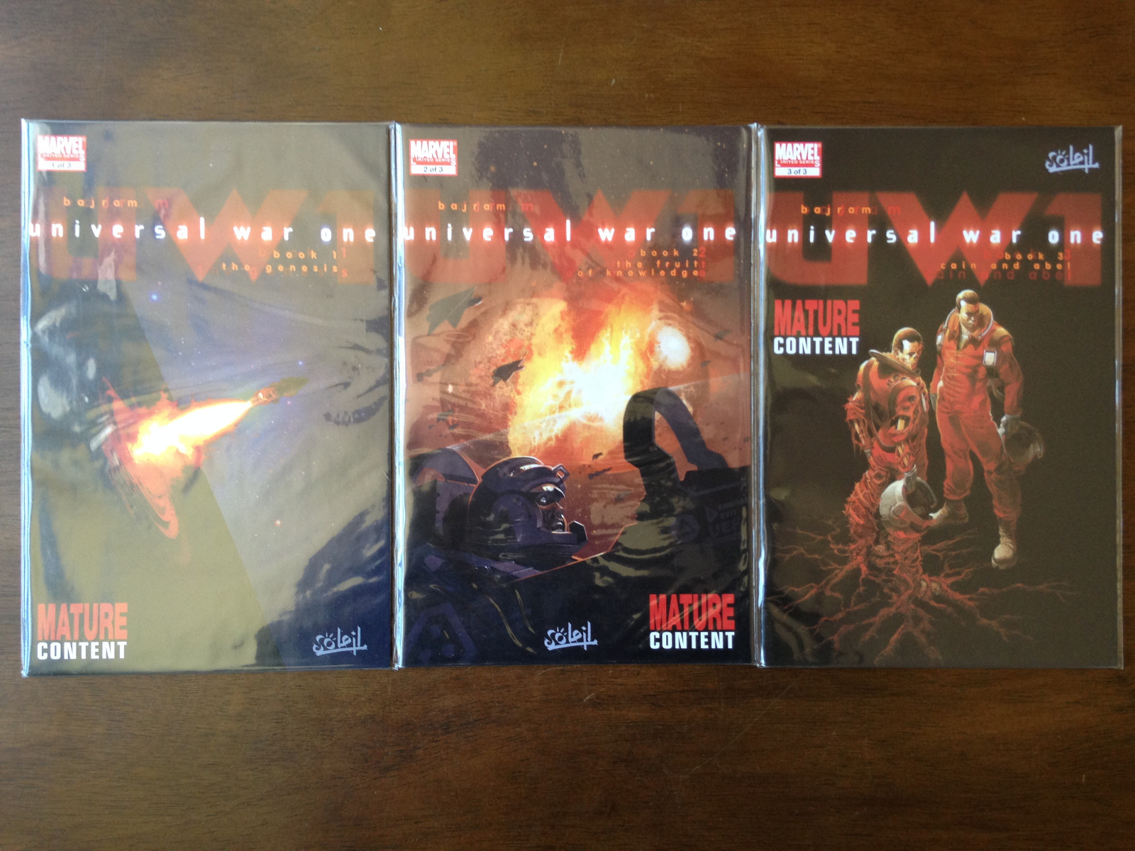 UNIVERSAL WAR ONE COMIC SET # 1-3 MARVEL COMICS SOLEIL DENIS BAJRAM | eBay