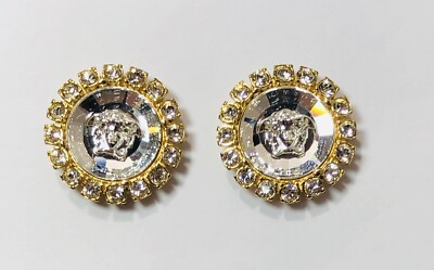 Versace VE 4384B Sunglasses Golden Clear Crystal Replacement Temple ...