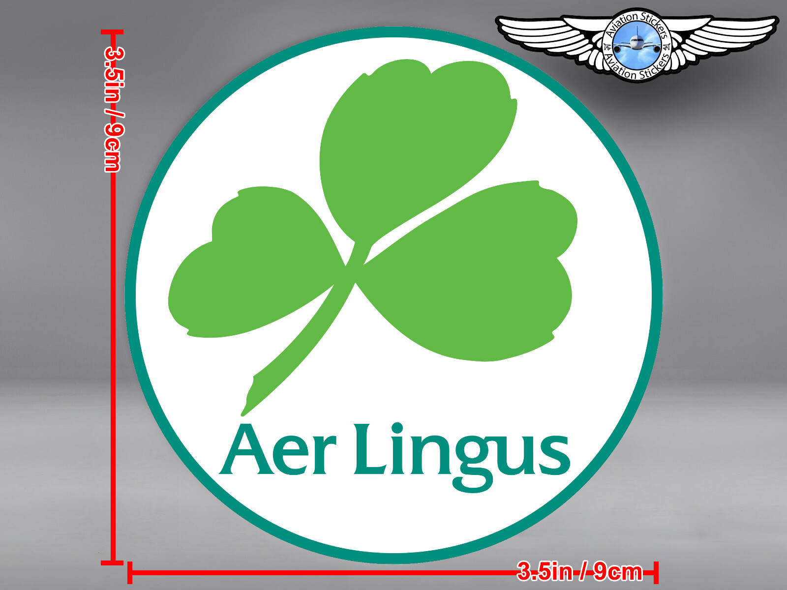 AER LINGUS LOGO ROUND DECAL / STICKER | eBay