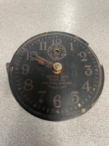 Vintage Keyless Auto Clock Co. Automobile Clock Made In USA | eBay ...