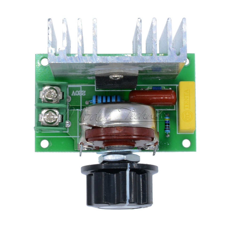 4000W AC 220V SCR Voltage Regulator Speed Controller Dimmer Thermostat ...
