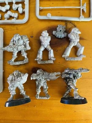 Games Workshop Warhammer 40k Rogue Trader Vintage Space Marines Metal ...