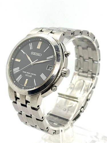 Seiko Solar Quartz Watch Mens Classic Everyday Style 38mm wrist 18cm | eBay