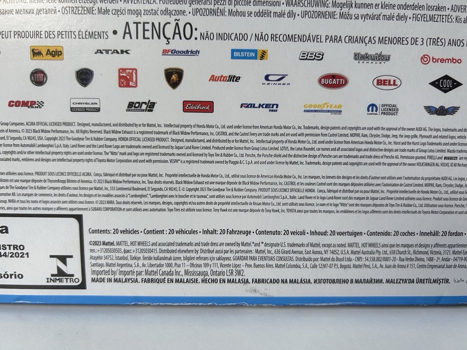 Hot Wheels 20-Car Gift Pack (H7045) Super Cool Unique Cars 2023 Mattel ...