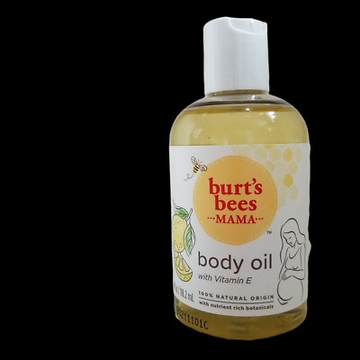 Burt's Bees Mama Bee Nourishing Body Oil 100% Natural with Vitamin E 4 ...