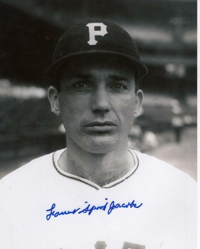 FORREST "SPOOK" JACOBS PITTSBURGH PIRATES SIGNED AUTOGRAPHED 8X10 PHOTO ...