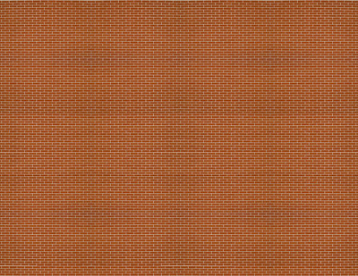 HO Scale Brick Model Train Scenery Sheets –5 Seamless 8.5x11 Dark Red ...