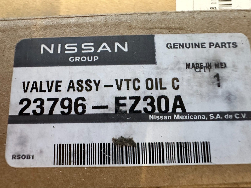 NEW OEM NISSAN / INFINITY VARIABLE VALVE TIMING (VVT) CONTROL SOLENOID ...