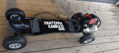 Pantera skateboard gas powered 37cc 2 stroke gas Razx1 Assembled Tested ...