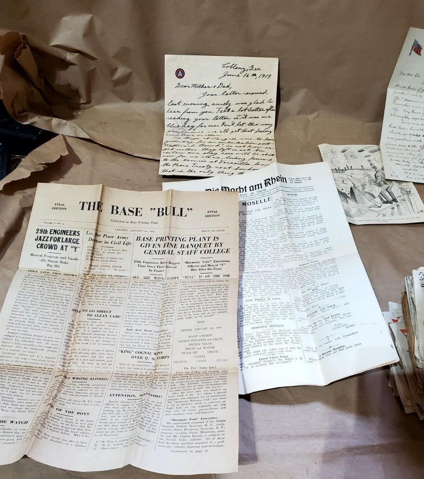 WW1 1918/1919 Original Rare Letters To Home From Soldier HUGE LOT | eBay