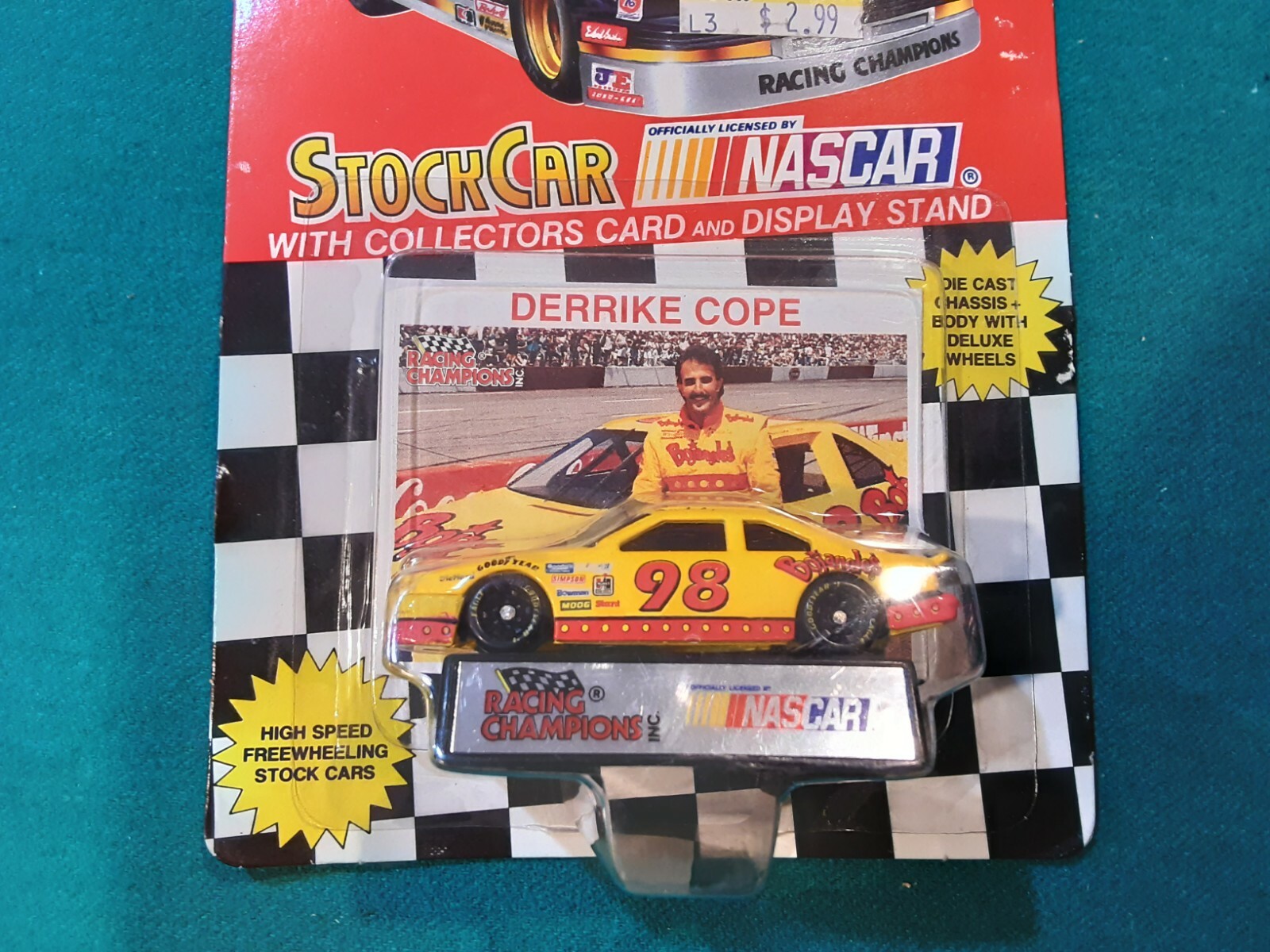 DERRIKE COPE 1993 RACING CHAMPIONS 1:64 DIE CAST STOCK CAR | eBay
