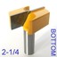 1PC 1/2" Shank 2-1/4" Diameter Bottom Cleaning Router Bit S ...