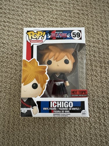 Funko Pop! Bleach - Ichigo Kurosaki #59 Hot Topic Pre-release Anime ...