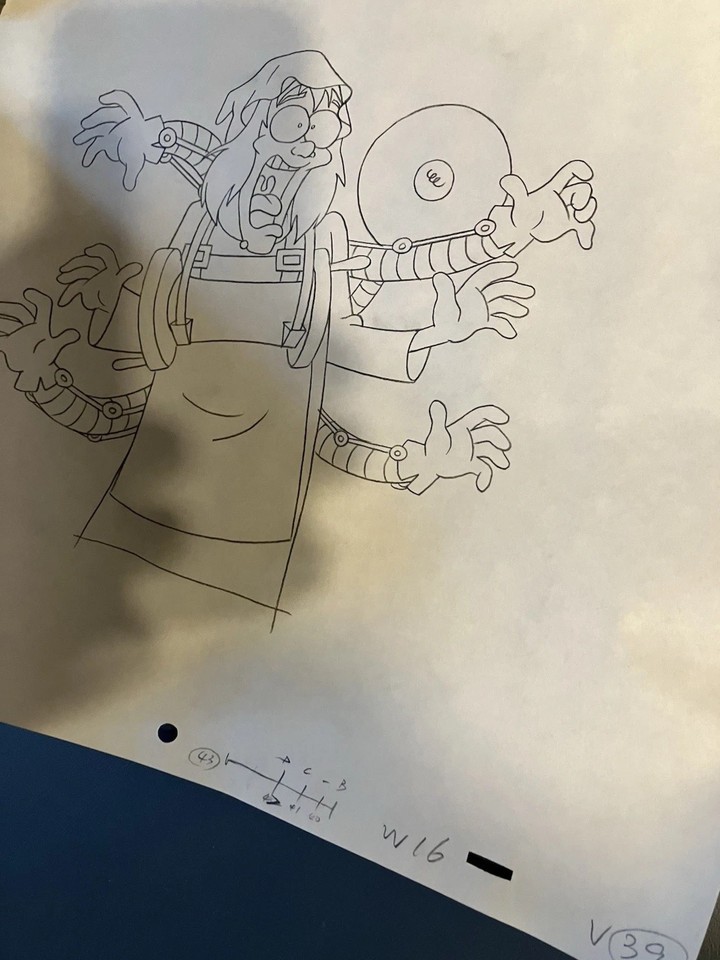 Tales from the Crypt Keeper Hand Drawn Bam Box Cartoon Sketch COA | eBay